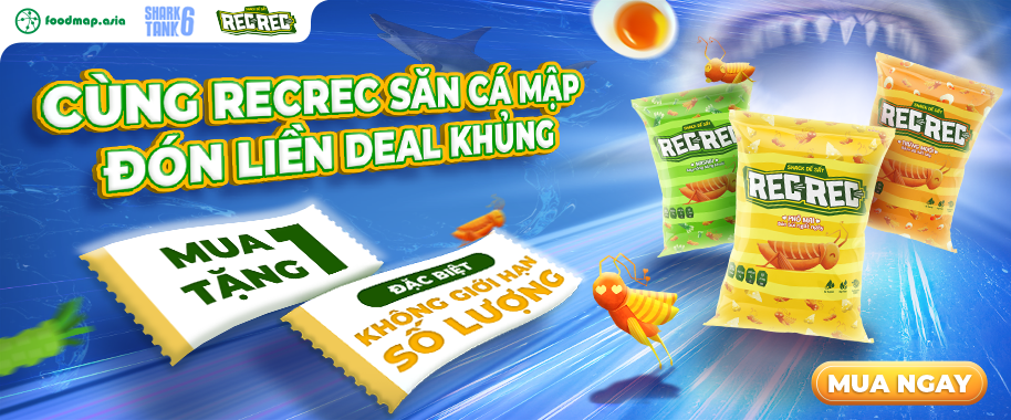 Khám phá ngay Snack Dế Sấy Rec Rec - Foodmap